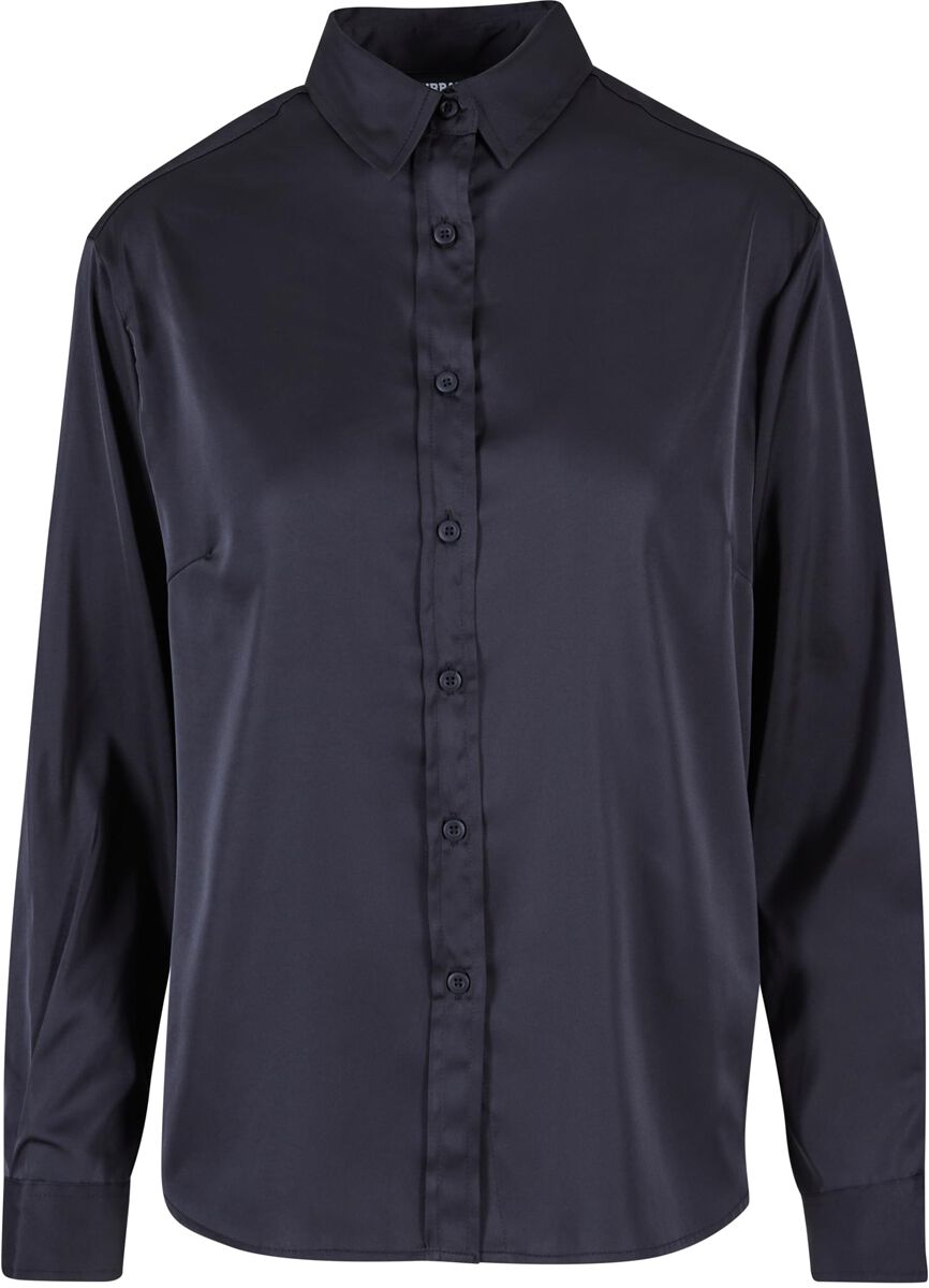 Ladies’ satin shirt | Urban Classics Camicia Maniche Lunghe | EMP