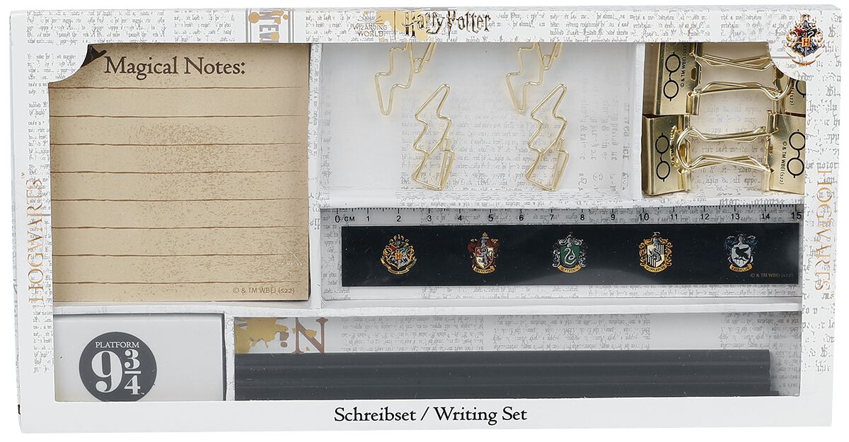 Hogwarts writing set | Harry Potter Set da scrittura | EMP