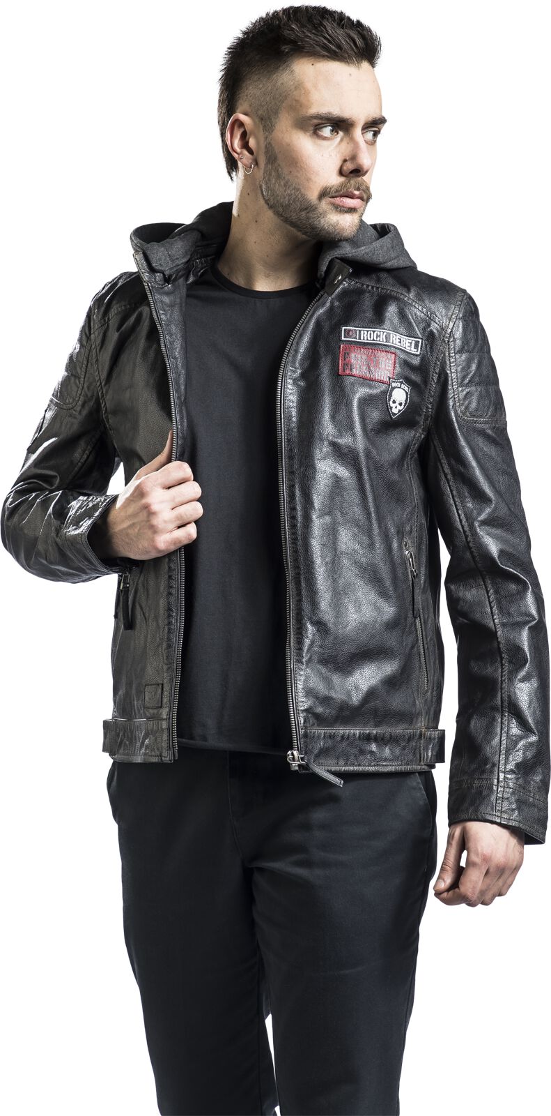 Rock Rebel X Route 66 - Leather Jacket | Rock Rebel by EMP Giacca di ...