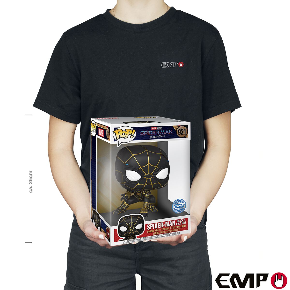 No Way Home - Black and gold suit (Jumbo Pop!) vinyl figurine no. 921 ...